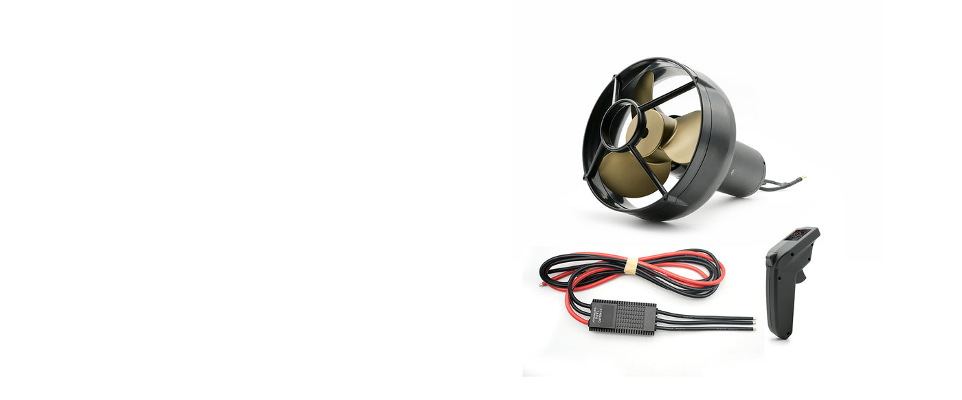 70-141 55KG Thrust BLDC Motor Underwater Propulsion Sytem for Electric ...