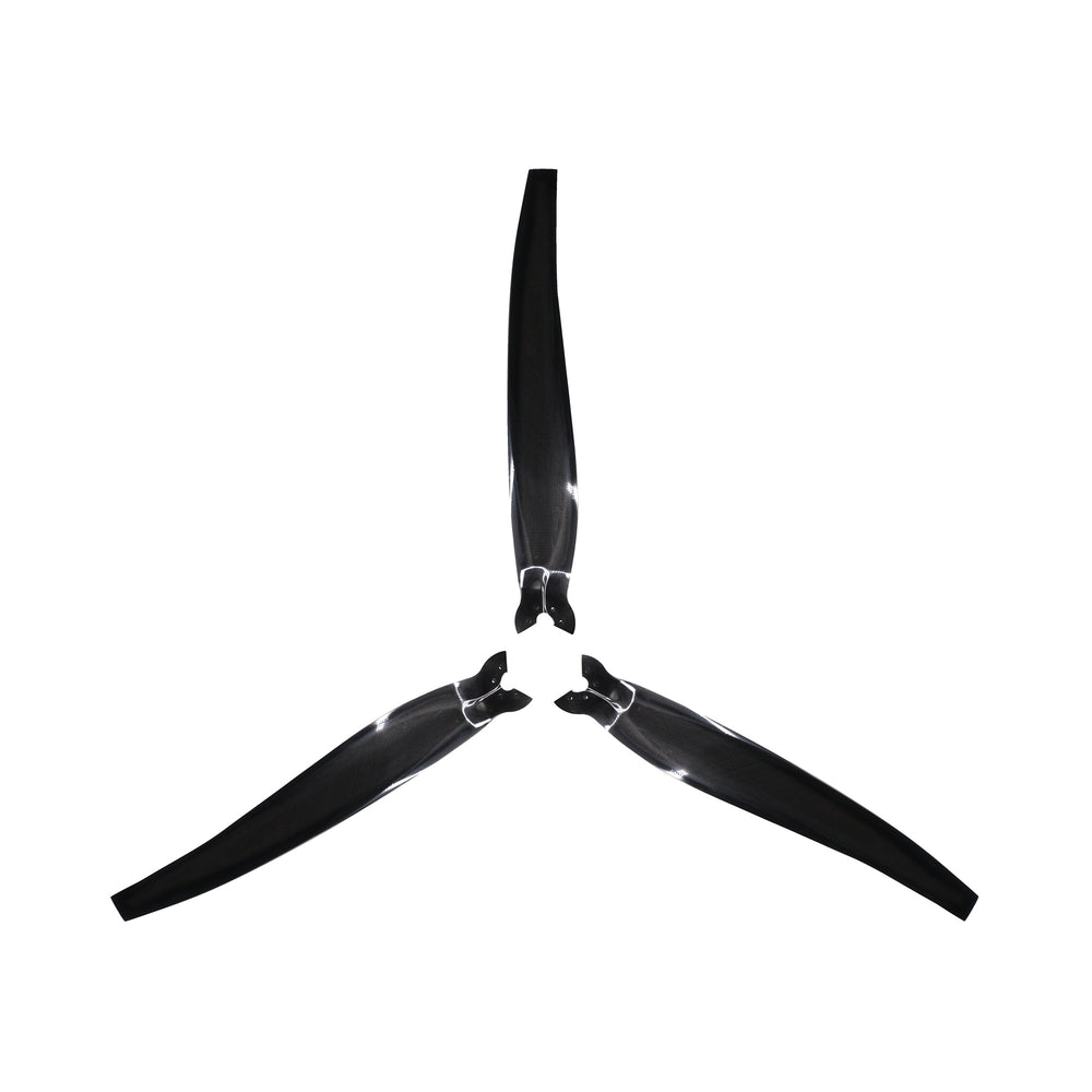 55 Inch 3-Blade CW CCW Carbon Fiber Propeller for 23850 BLDC Motor Hea